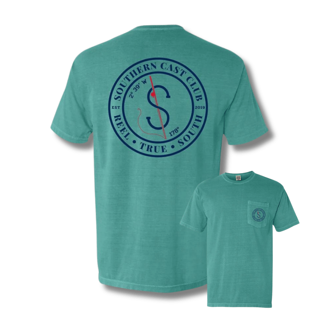 Southern Cast Club Logo - Sea Foam & Navy – True South Clubs, Inc.